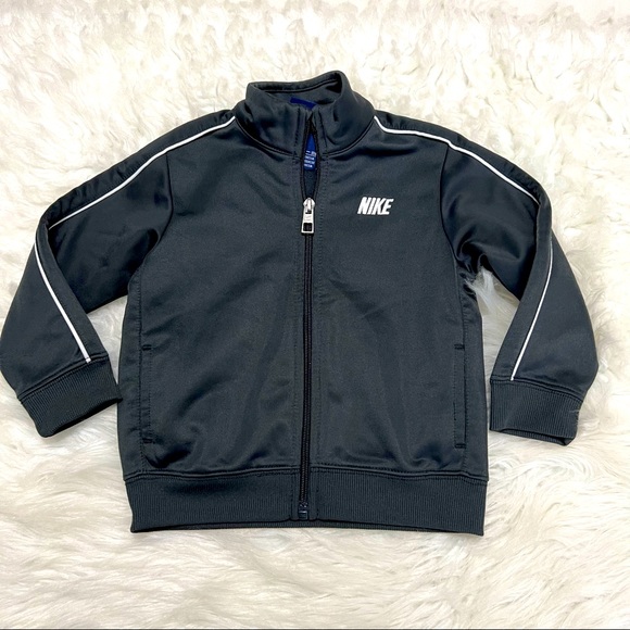 Nike | Jackets & Coats | Nike Zip Up Jacket 8 Months Gray Athletic Wear ...